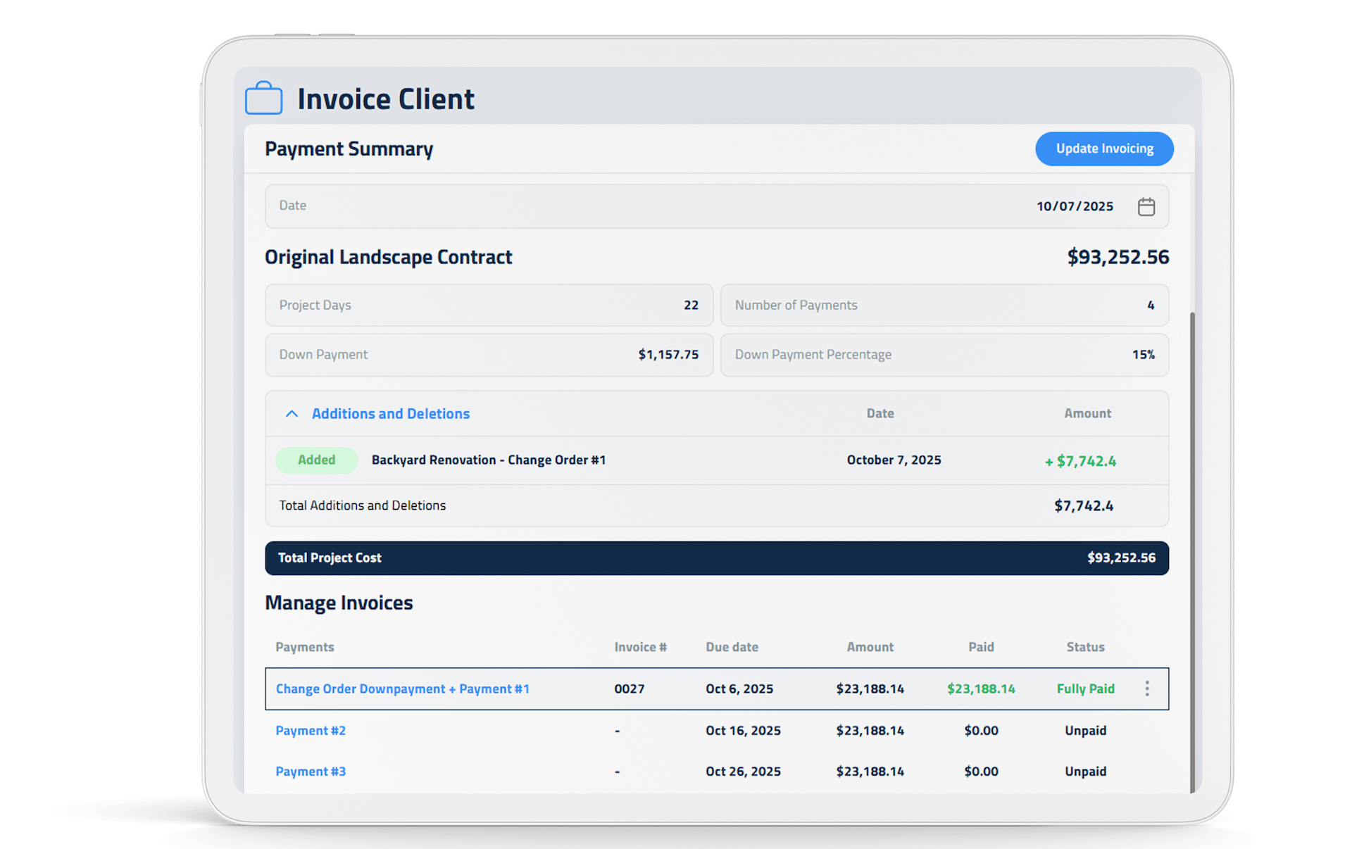 Transparent Invoicing System | Landscaping Billing Software